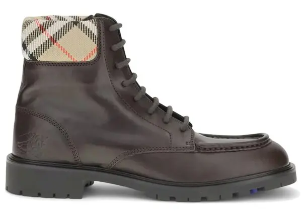 Burberry Rogue Combat Boots - Brown