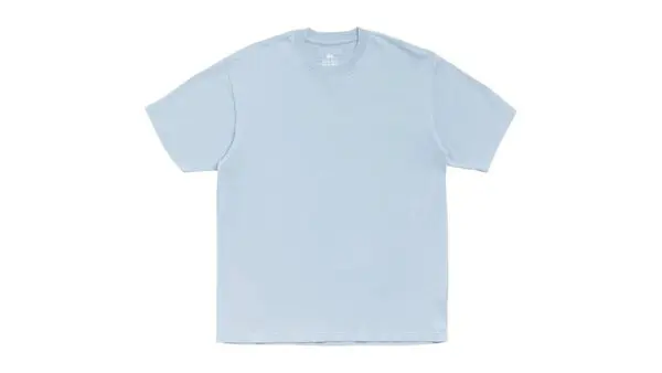 StÜssy Garment Dyed Short Sleeve Tee Shirt - Dust Blue