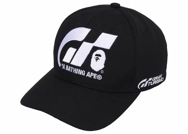 A BATHING APE X Gran Turismo Snapback Cap - Black
