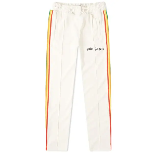 Palm Angels Rainbow Track Pants - White