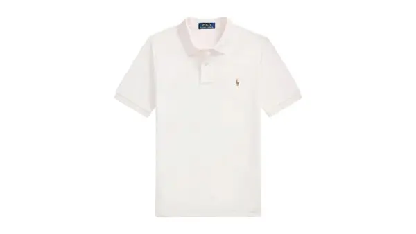 Polo Ralph Lauren Short Sleeve Cotton Interlock Knit Polo - White