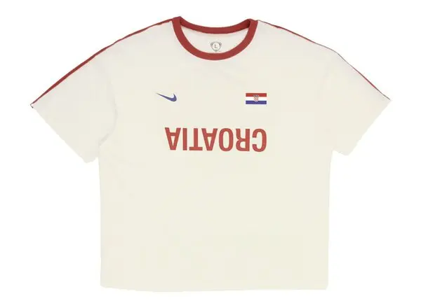 TRAVIS SCOTT Cactus Jack X Nike Croatia Total 90 Tee Shirt - White