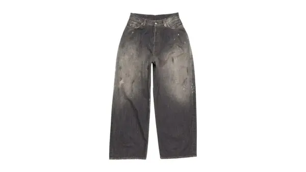 Acne Studios Wide Leg High Waisted Jeans