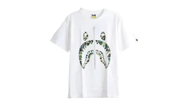 A BATHING APE Abc Camo Shark Tee Shirt