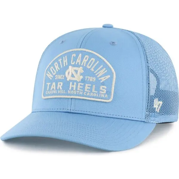 '47 Carolina Blue North Carolina Tar Heels Leland Trucker Adjustable Hat - Light Blue