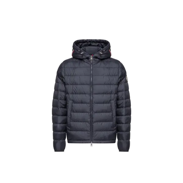 Moncler Vermeille Hooded Short Down Jacket - Blue
