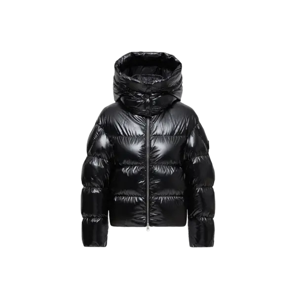 MONCLER X EDWARD ENNINFUL Lothar Hooded Short Down Jacket - Black