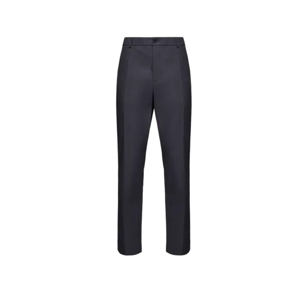 Moncler Technical Cotton Blend Pants - Blue