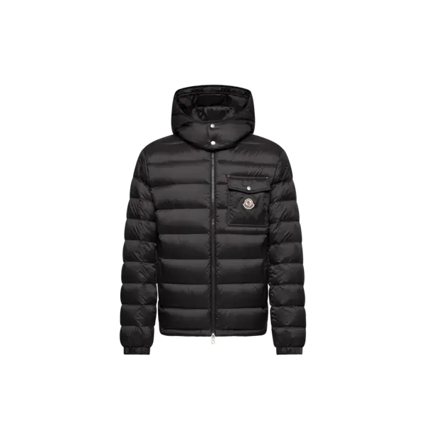 Moncler Verith Hooded Short Down Jacket - Black