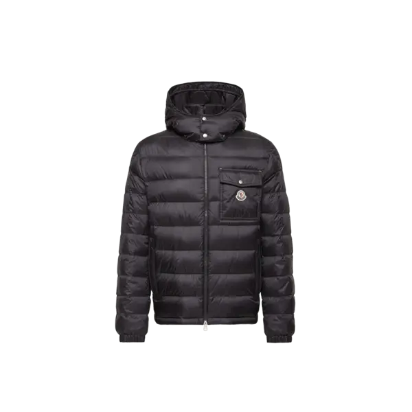 Moncler Verith Hooded Short Down Jacket - Blue