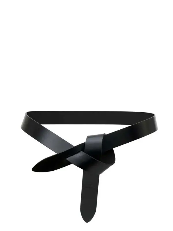 MARANT Lecce Leather Belt - Black