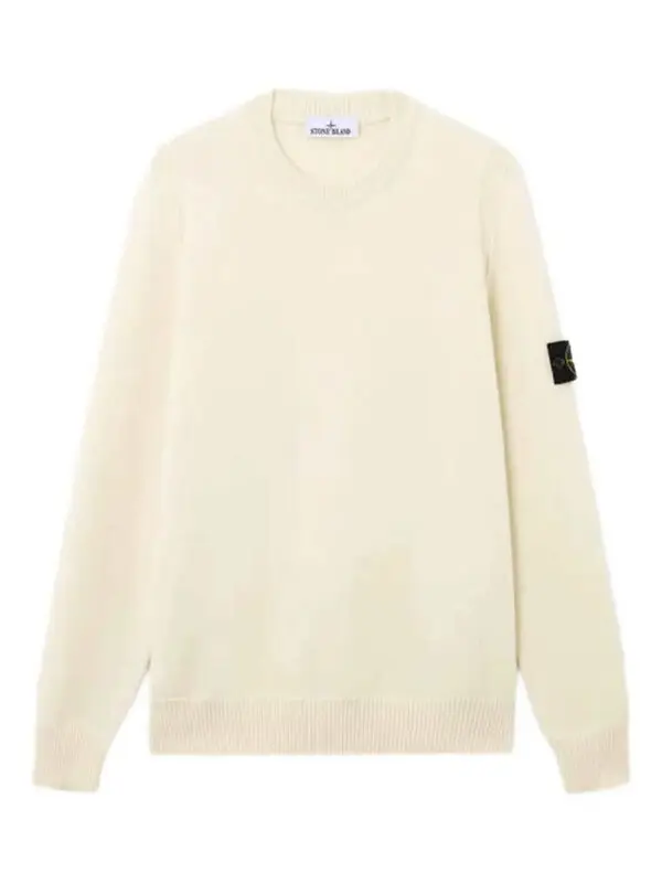 Stone Island Striped Logo Sweater