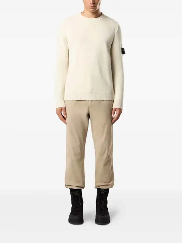 Stone Island Striped Logo Sweater