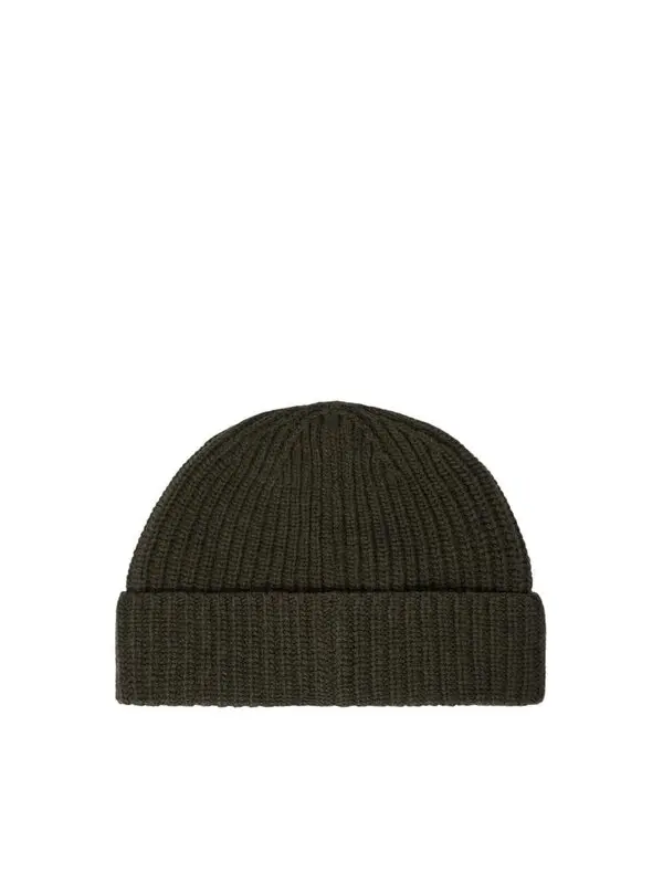 Stone Island Logo-patch Beanie - Green