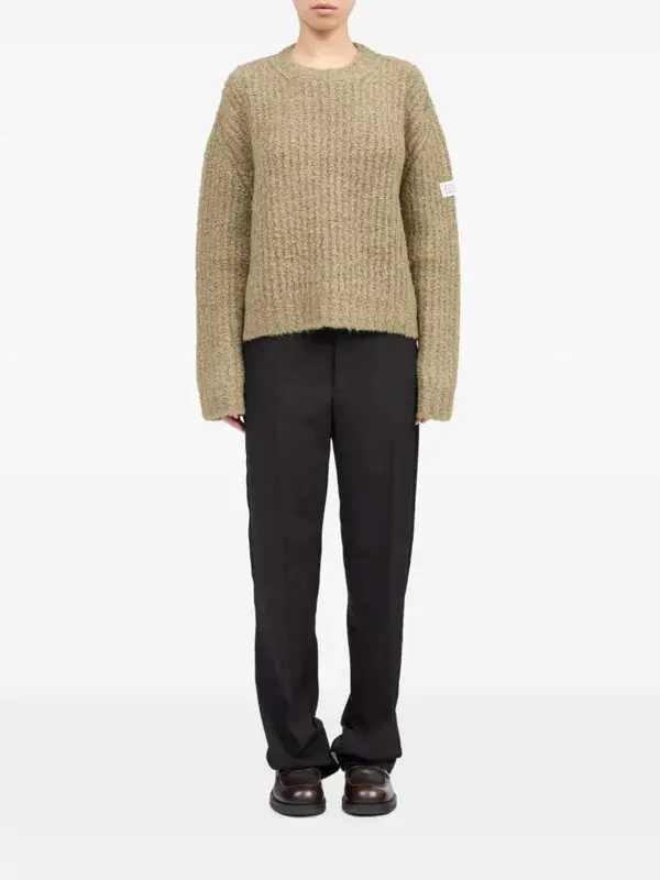 Stone Island Crew Neck Sweater - Green