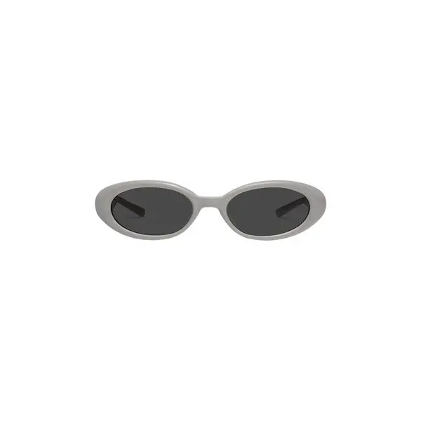 GENTLE MONSTER X Maison Margiela Oval Sunglasses 'taupe - Grey