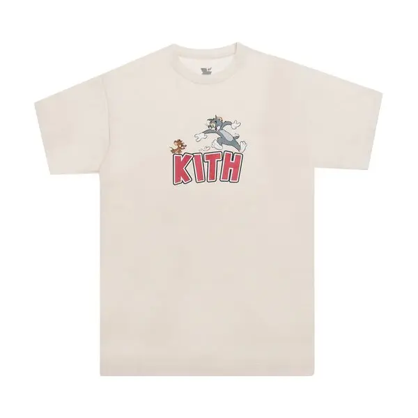 Kith X Tom & Jerry T-shirt 'turtle Dove - Cream