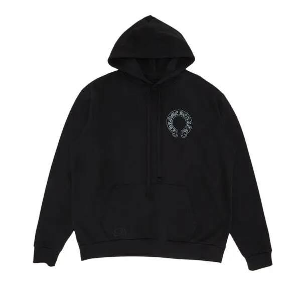 Chrome Hearts Horseshoe Floral Sleeve Hoodie
