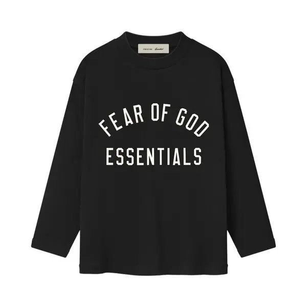 Fear Of God Classic Long Sleeve Tee 'vintage - Black