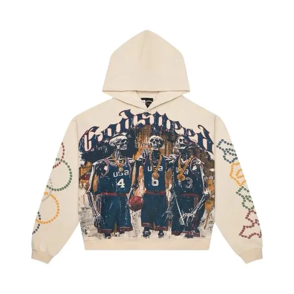 GODSPEED Dream Team Hoodie 'bone