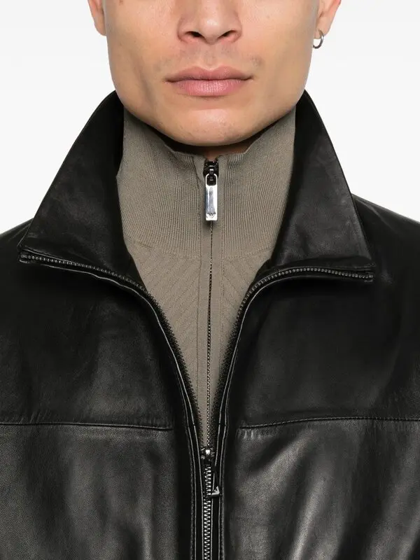 Emporio Armani Leather Blouson Jacket