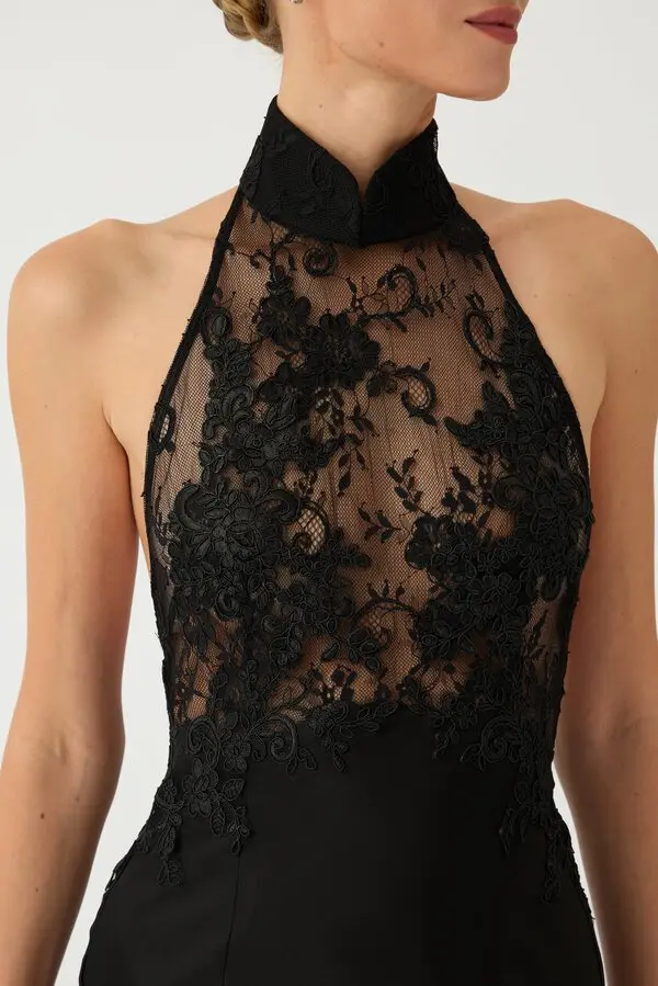 SAU LEE Taron Satin Gown