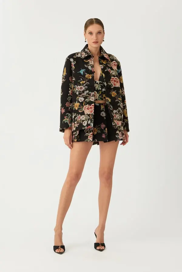 SAU LEE Miles Brocade Jacket