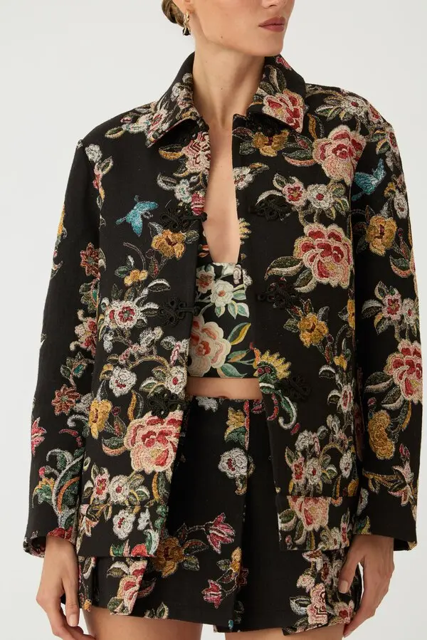 SAU LEE Miles Brocade Jacket