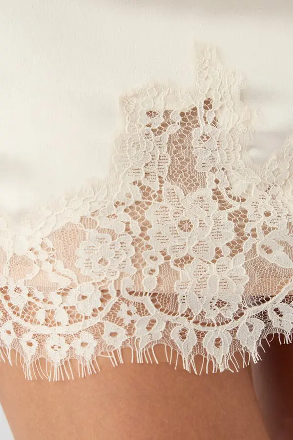 SAU LEE Elva Mini Dress - Pearl