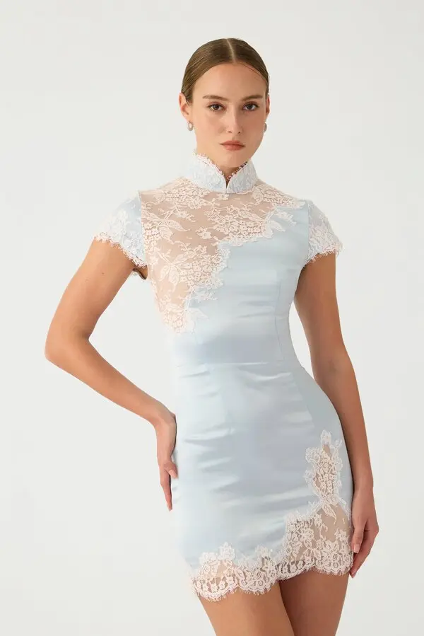 SAU LEE Ellen Mini Dress
