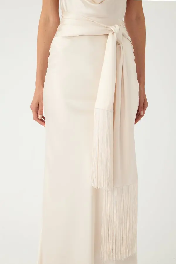 SAU LEE Sabina Satin Gown