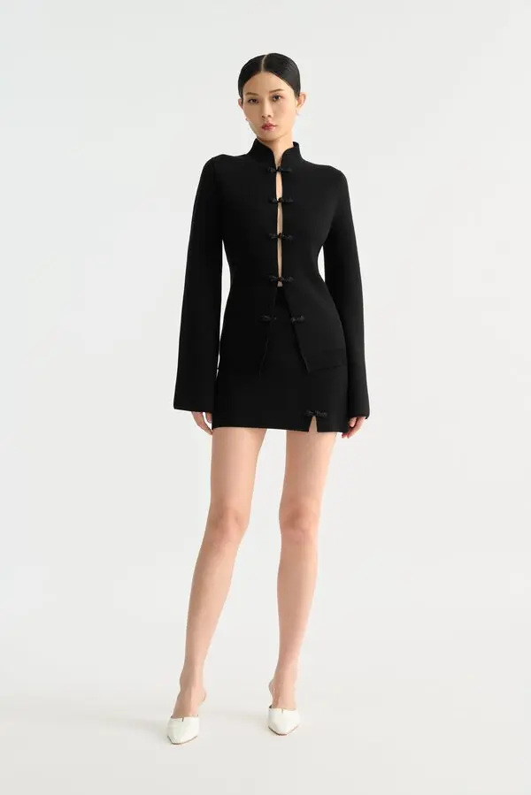 SAU LEE Otto Knit Skirt