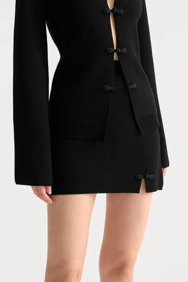 SAU LEE Otto Knit Skirt