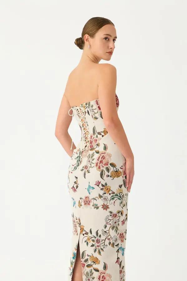 SAU LEE Maren Brocade Gown