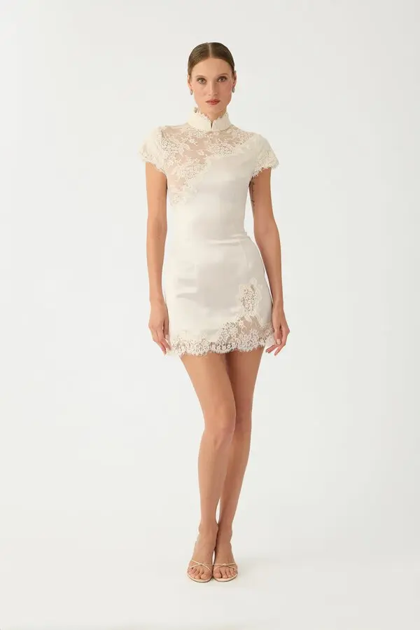 SAU LEE Ellen Mini Dress