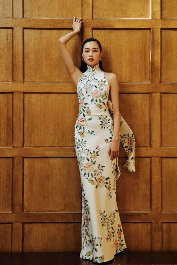 SAU LEE Georgia Dress - Stone
