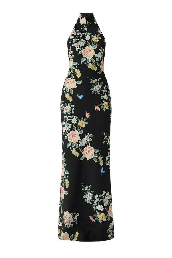 SAU LEE Georgia Floral Print Maxi Dress