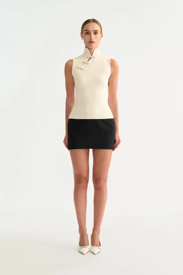 SAU LEE Rocco Skirt - Black