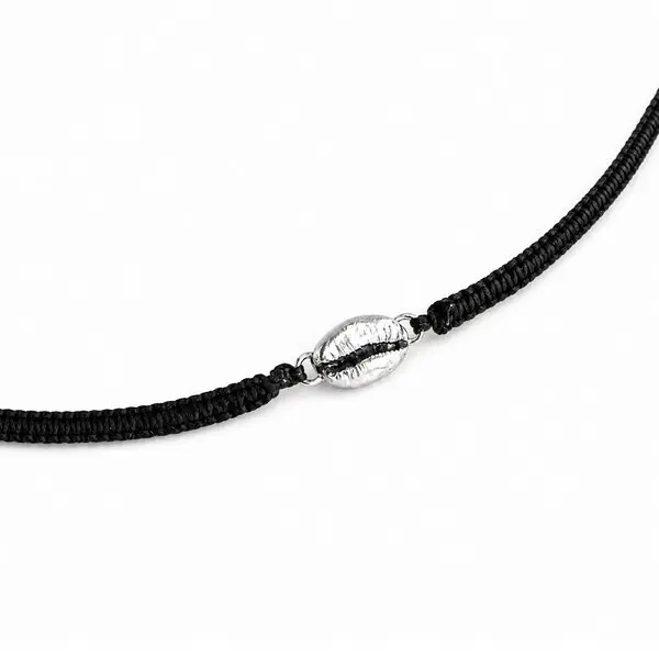 MOTHER NATURE JEWELRY Coffee Bean Bracelet, Handmade Dainty Coffee Charm Minimalist Jewelry, Sterling - Silver