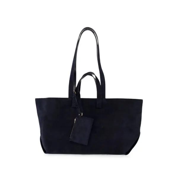 A.p.c. Dark Navy Suede Tote Bag
