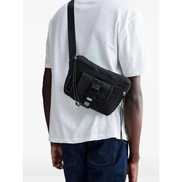 A.p.c. Belt Bag With Carabiner Detail - Black