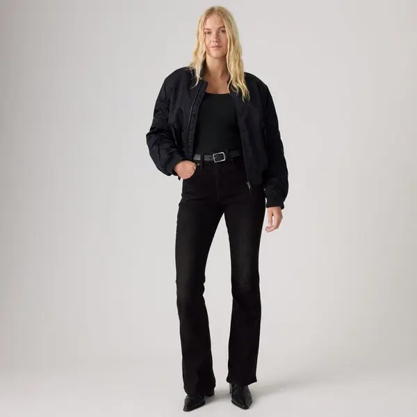 LEVI'S 726 High-rise Flare Jeans - Worn Midnight