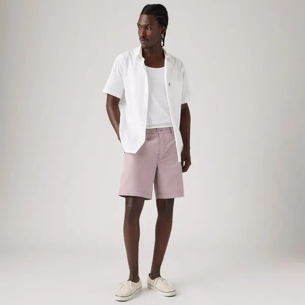 LEVI'S Xx Chino Authentic Relaxed Seersucker 8" Shorts - Quail