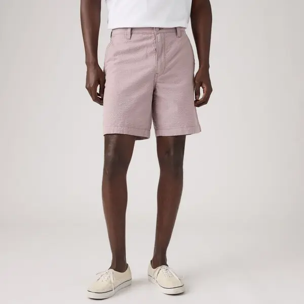 LEVI'S Xx Chino Authentic Relaxed Seersucker 8" Inseam Shorts