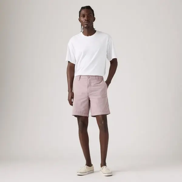 LEVI'S Xx Chino Authentic Relaxed Seersucker 8" Inseam Shorts