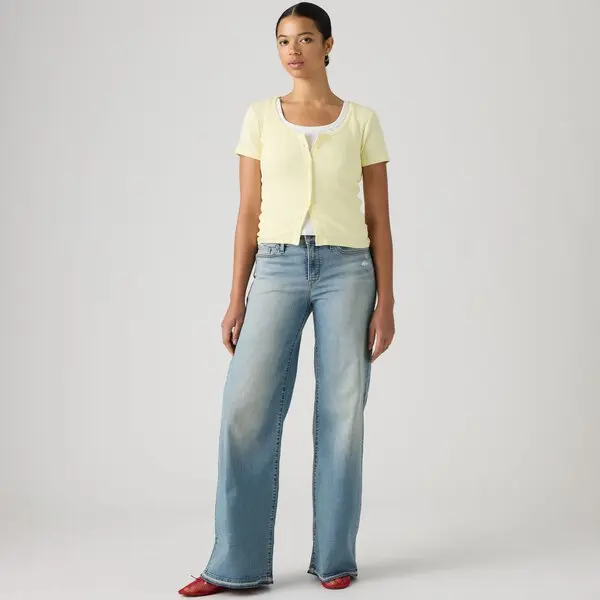 LEVI'S 318 Shaping Wide-leg Jeans - Centering Self