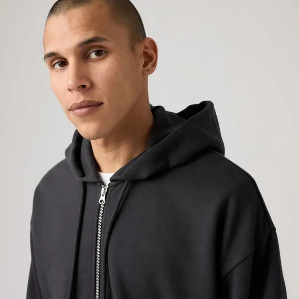 LEVI'S Boxy Full-zip Sweatshirt