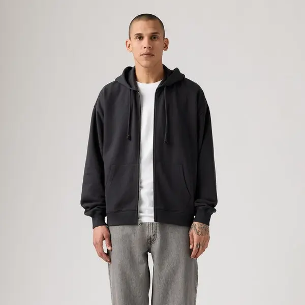 LEVI'S Boxy Full-zip Sweatshirt