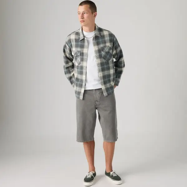 LEVI'S 470 Baggy 14" Garment Dye Shorts - Like Dimes Garment Dye