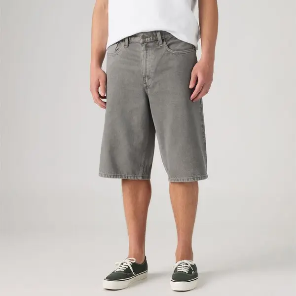 LEVI'S 470 Baggy Garment Dyed Denim Shorts